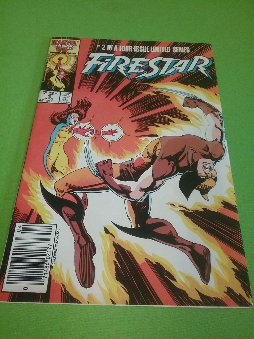 Vintage 1986 Firestar Comic Book - Etsy