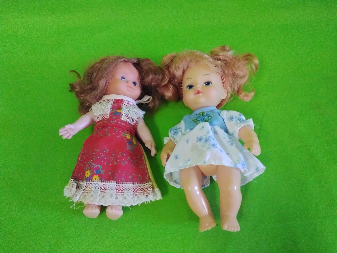 Set of 2 Vintage 1970's Dolls - Etsy