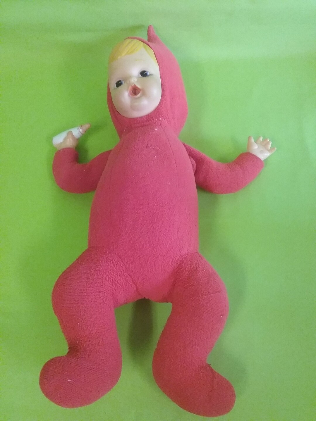 Vintage Rubber Faced Pixie Doll / Carnival Doll - Etsy