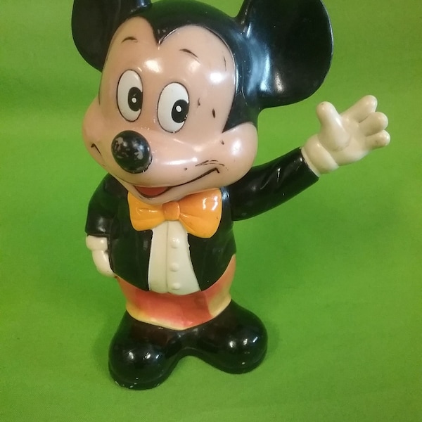 Vintage Mickey Mouse Bank - Etsy