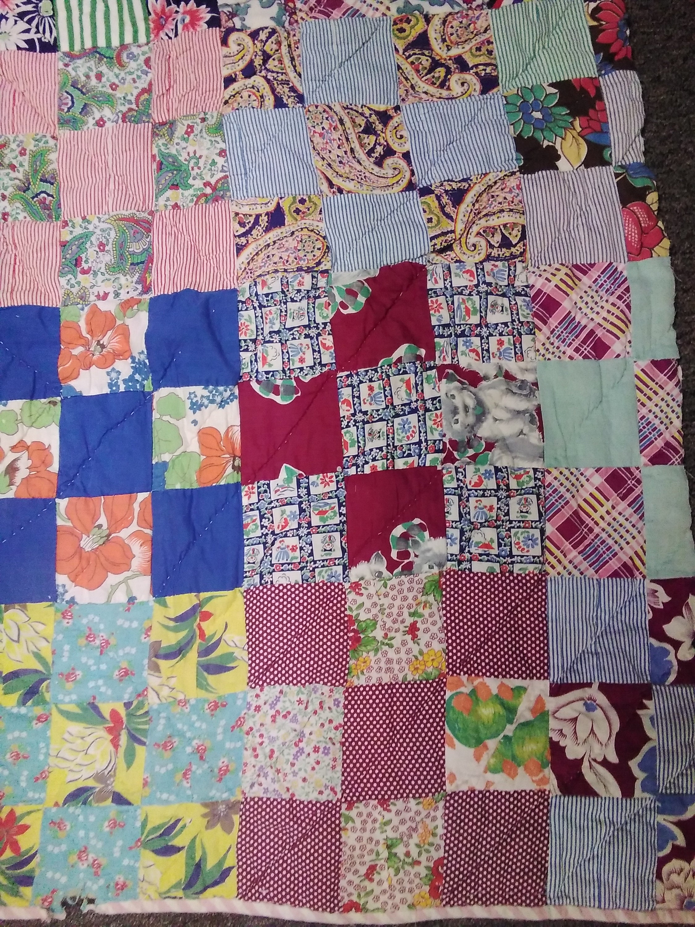 Vintage Cutter Quilt | Etsy