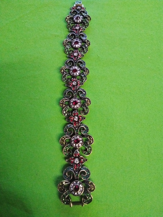 Vintage Swarovski Crystal Bracelet - Gem