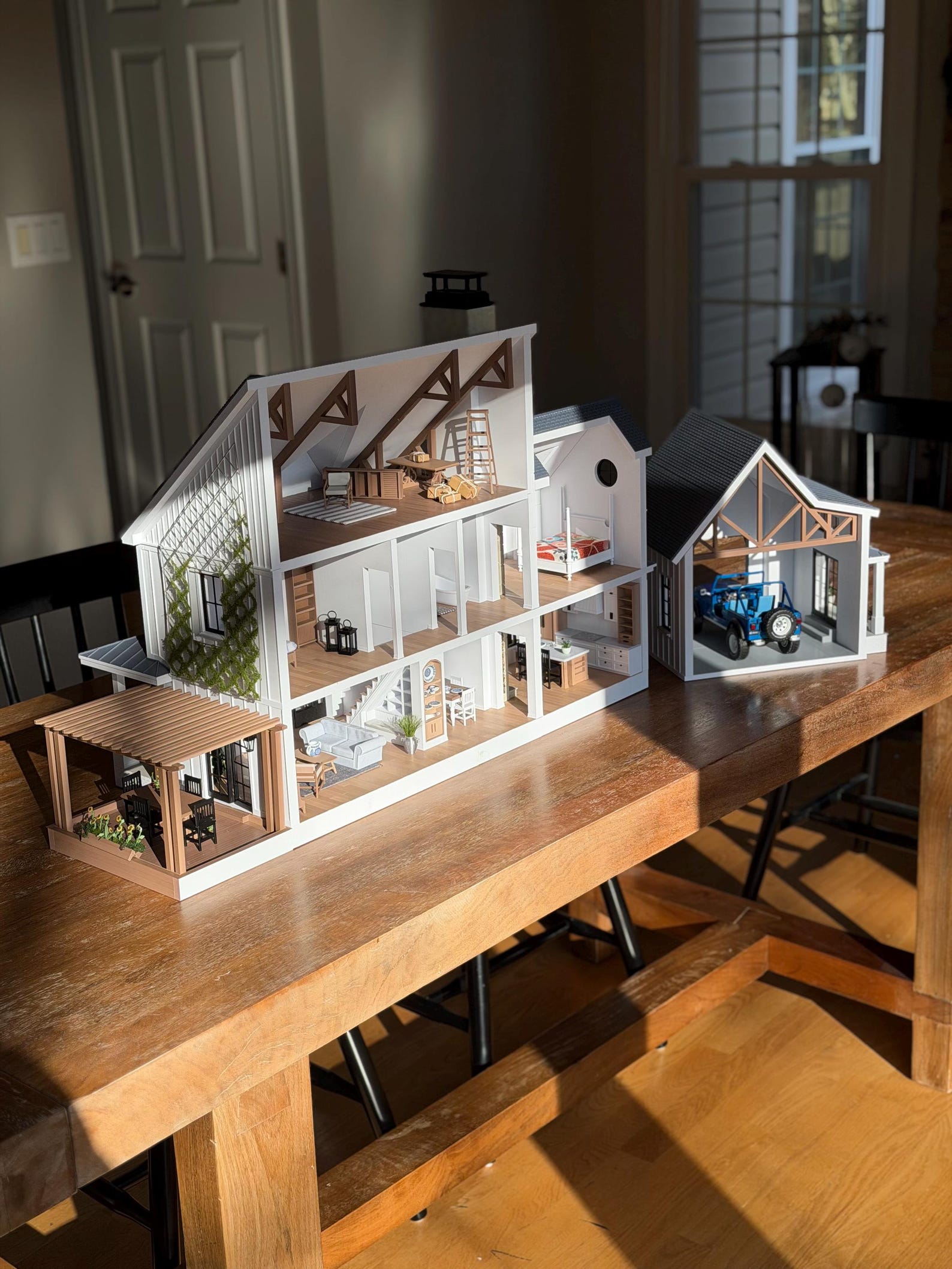 Dollhouse – Modern Farmhouse Edition Digital 3MF + STL Files - Etsy