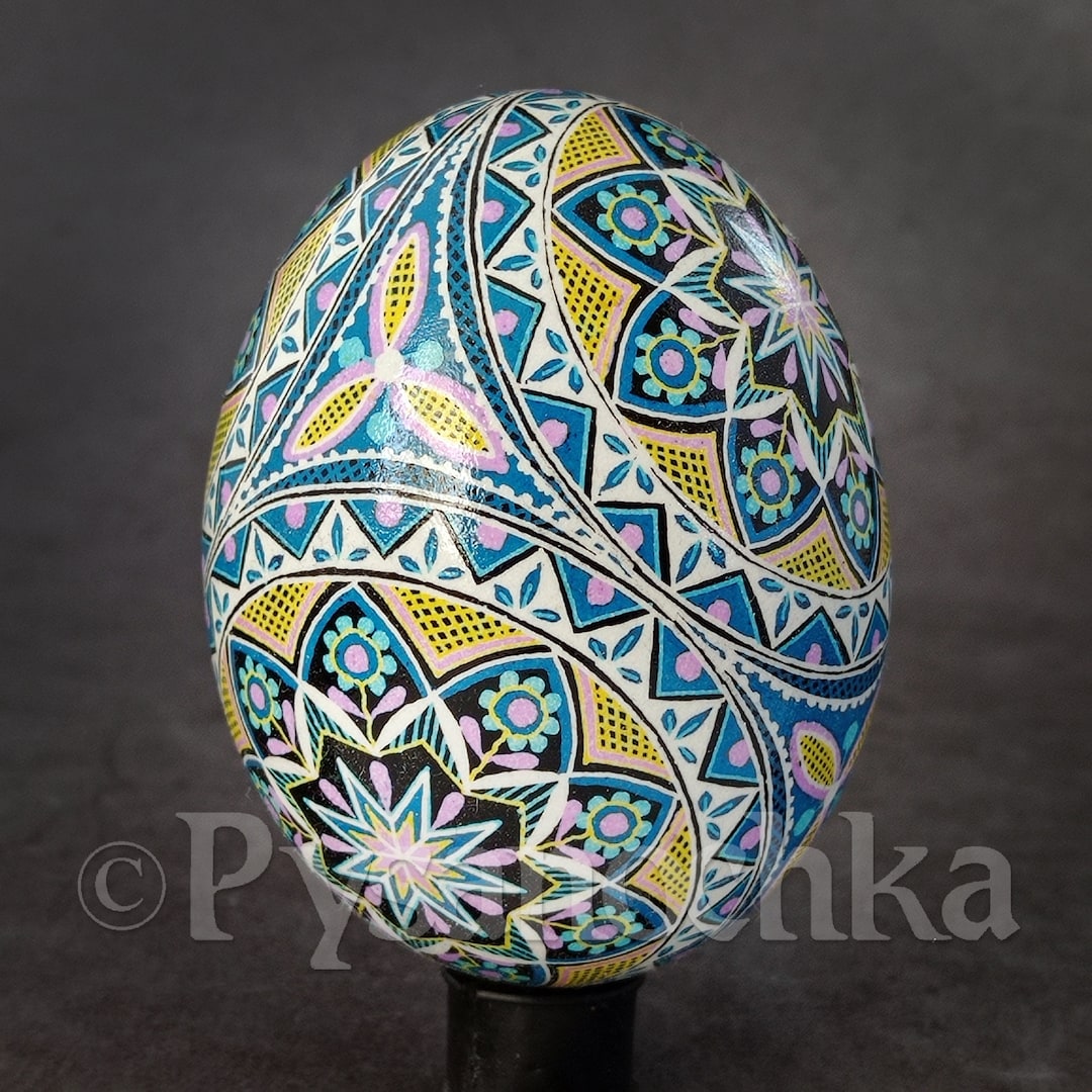 Real Ukrainian Pysanky. Goose Pysanka. Hand Made High Quality by Roman ...