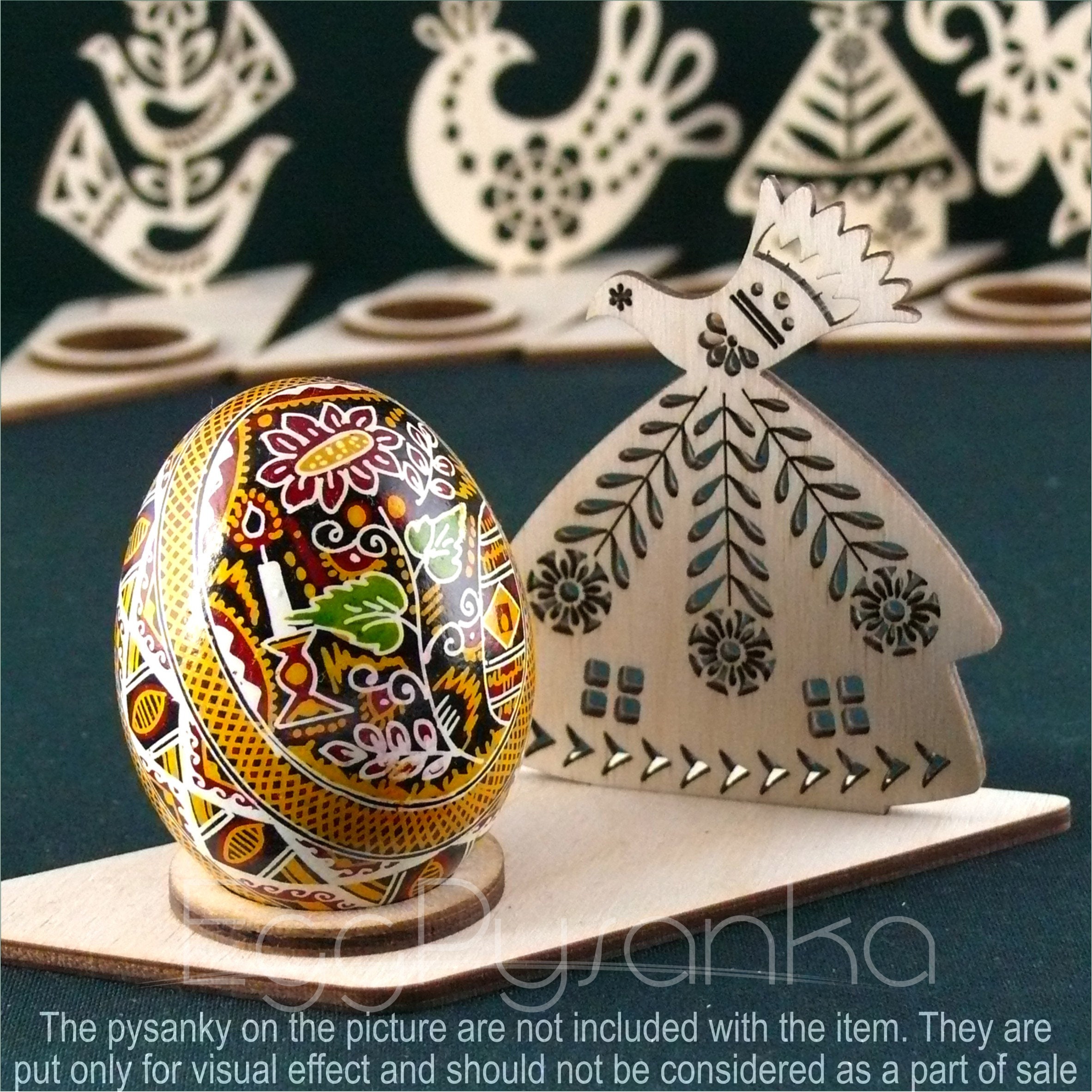 Set of 7 Plywood Display Stands for Chicken Pysanky Easter - Etsy