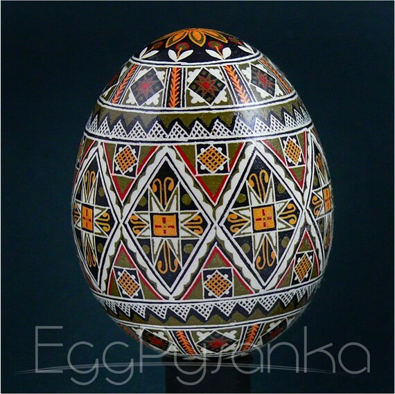 Real Ukrainian Pysanky Chicken Pysanka High Quality by Roman | Etsy