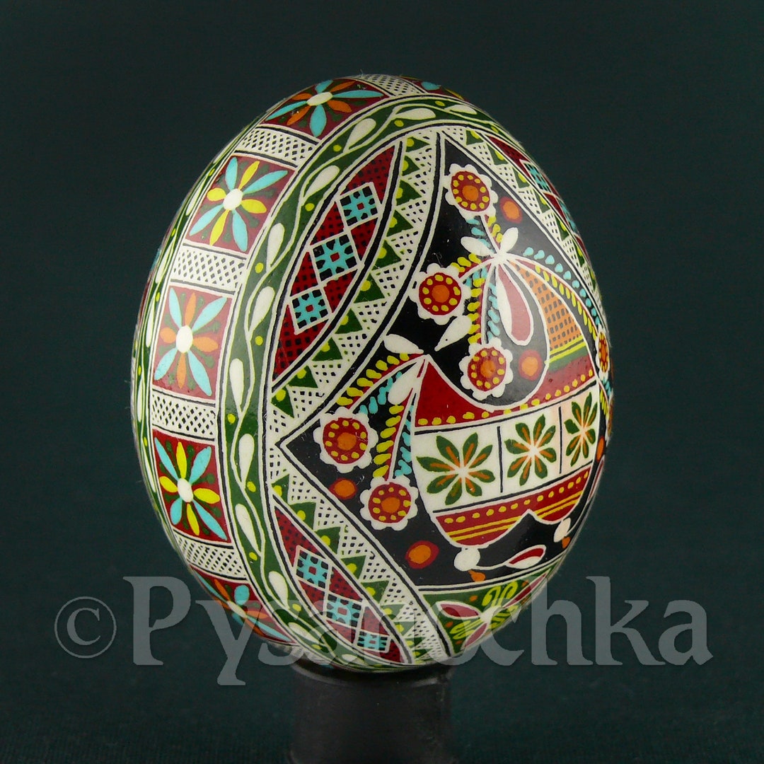 Real Ukrainian Pysanky Chicken Pysanka High Quality by Roman Easter Egg ...