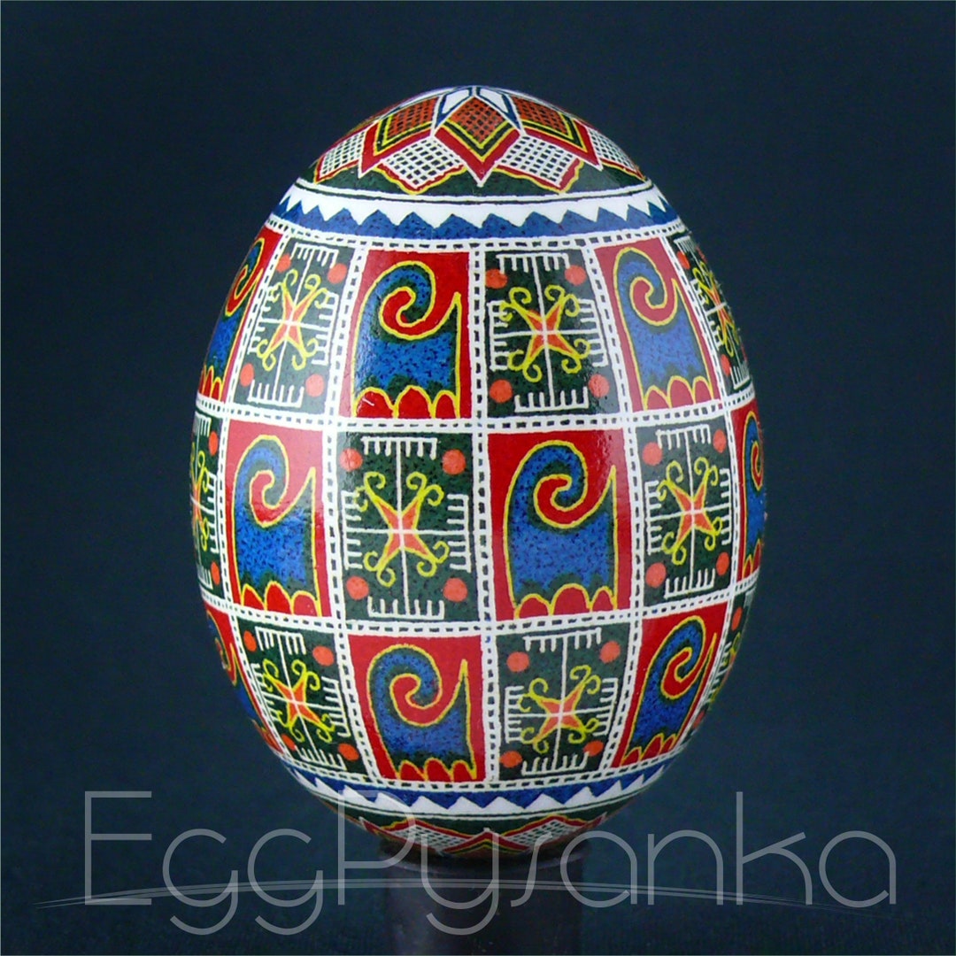 Real Ukrainian Pysanky Chicken Pysanka High Quality by Roman - Etsy