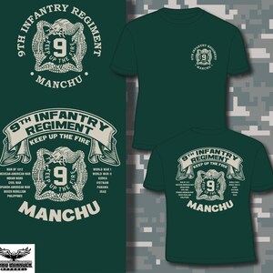 US Army 9th Infantry Regiment Manchu Fort Ord, Ca Fort Lewis, WA, Fort ...