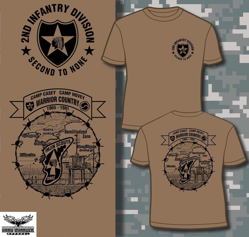 US Army 2nd Infantry Division Camp Casey Camp Hovey Imjin Scouts South ...