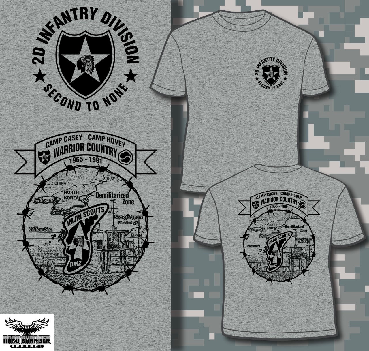 US Army 2nd Infantry Division Camp Casey Camp Hovey Imjin Scouts South ...