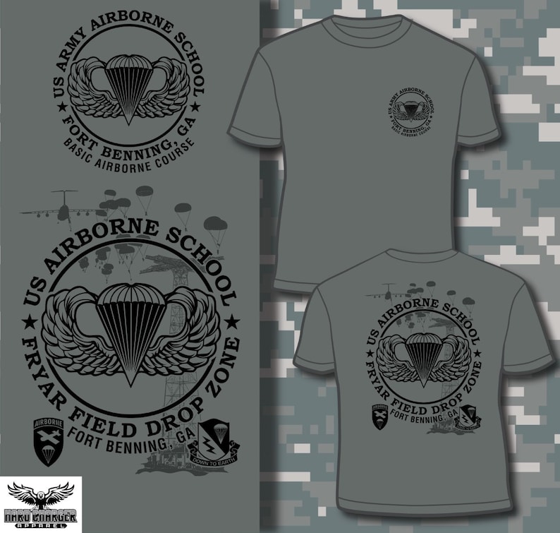 US Airborne School Fryar Field Drop Zone Fort Benning, GA Outstanding T ...