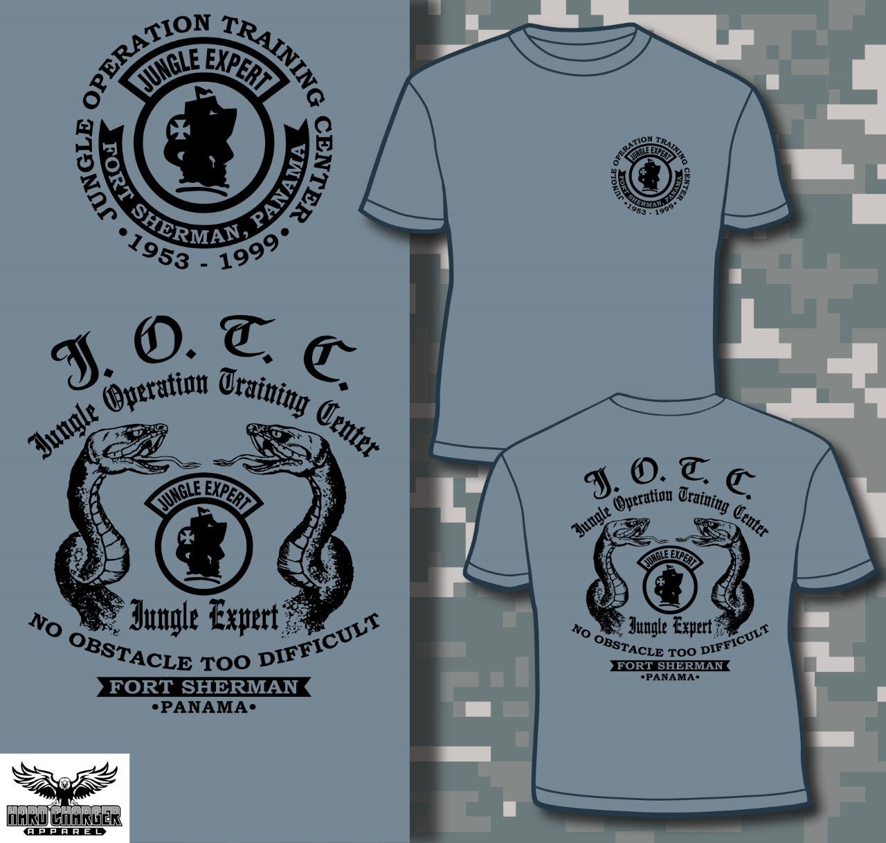 Jungle Operations Training Center - JOTC - Fort Sherman, Panama T-shirt ...