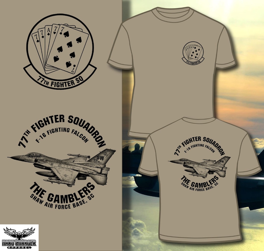 United States Air Force 77th Fighter Squadron Shaw Air Force Base F-16 ...