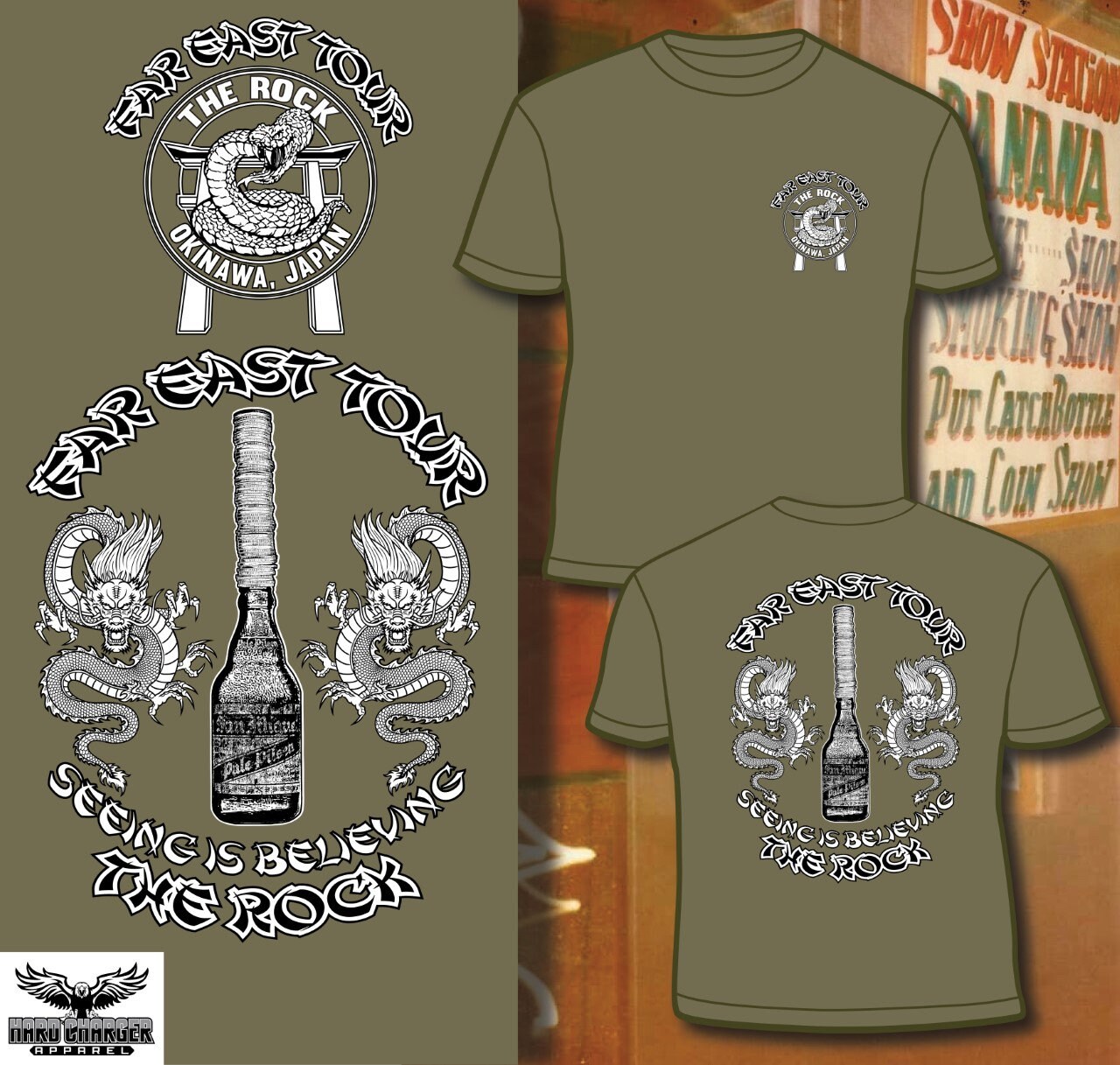 Far East Tour Okinawa, Japan Kinville Kadena Naha Brand New T-shirt - Etsy