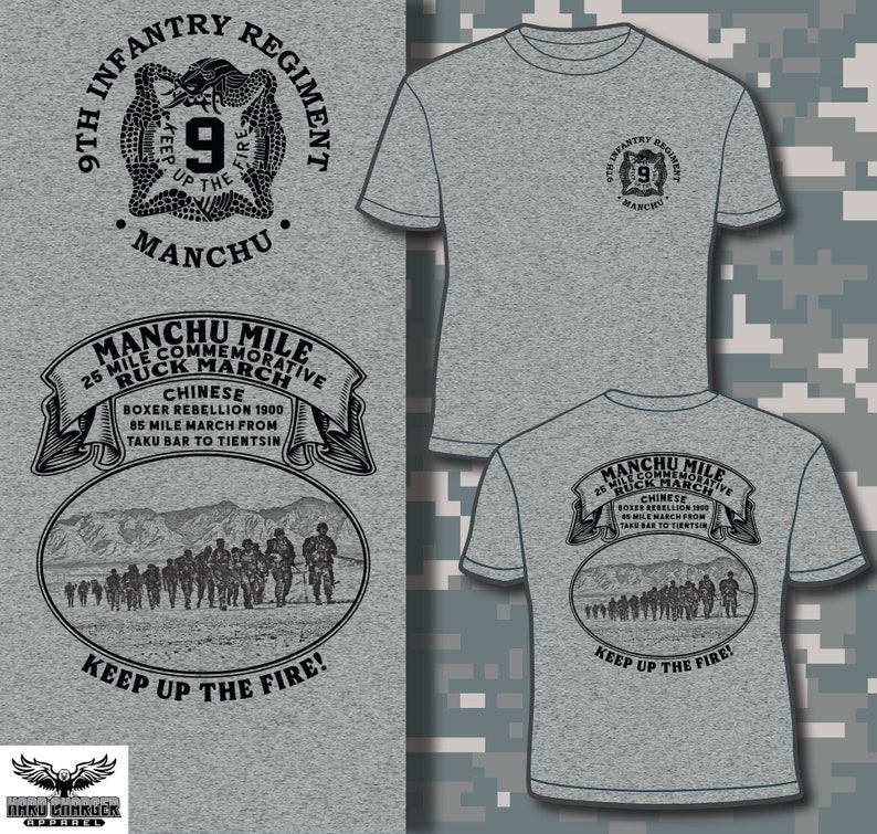 Manchu Mile US Army 9th Infantry Regiment Manchu Fort Ord, Ca Fort ...