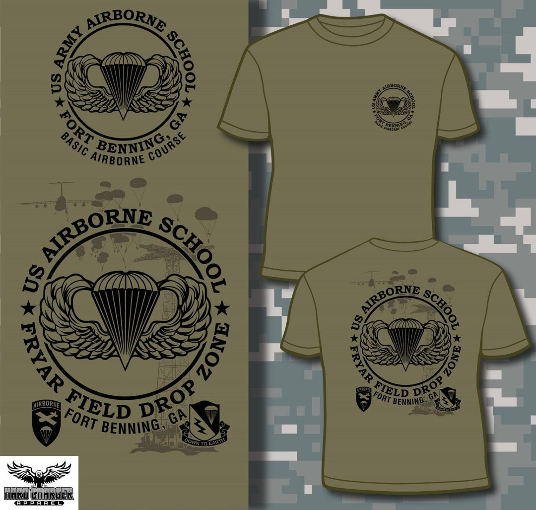 US Airborne School Fryar Field Drop Zone Fort Benning, GA Outstanding T ...