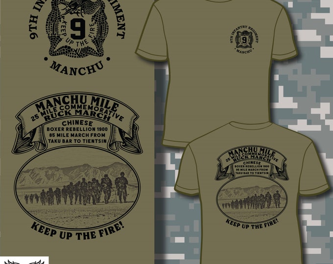 Manchu Mile US Army 9th Infantry Regiment Manchu Fort Ord, Ca Fort ...