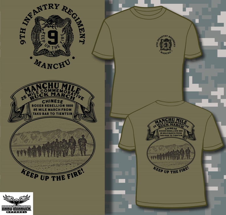 Manchu Mile US Army 9th Infantry Regiment Manchu Fort Ord, Ca Fort ...