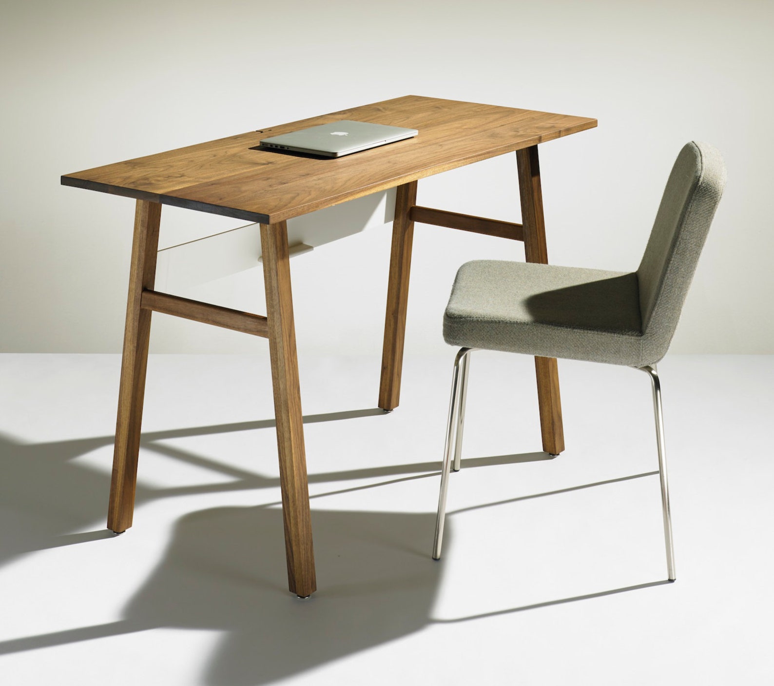 Modern Solid Walnut Desk - Etsy