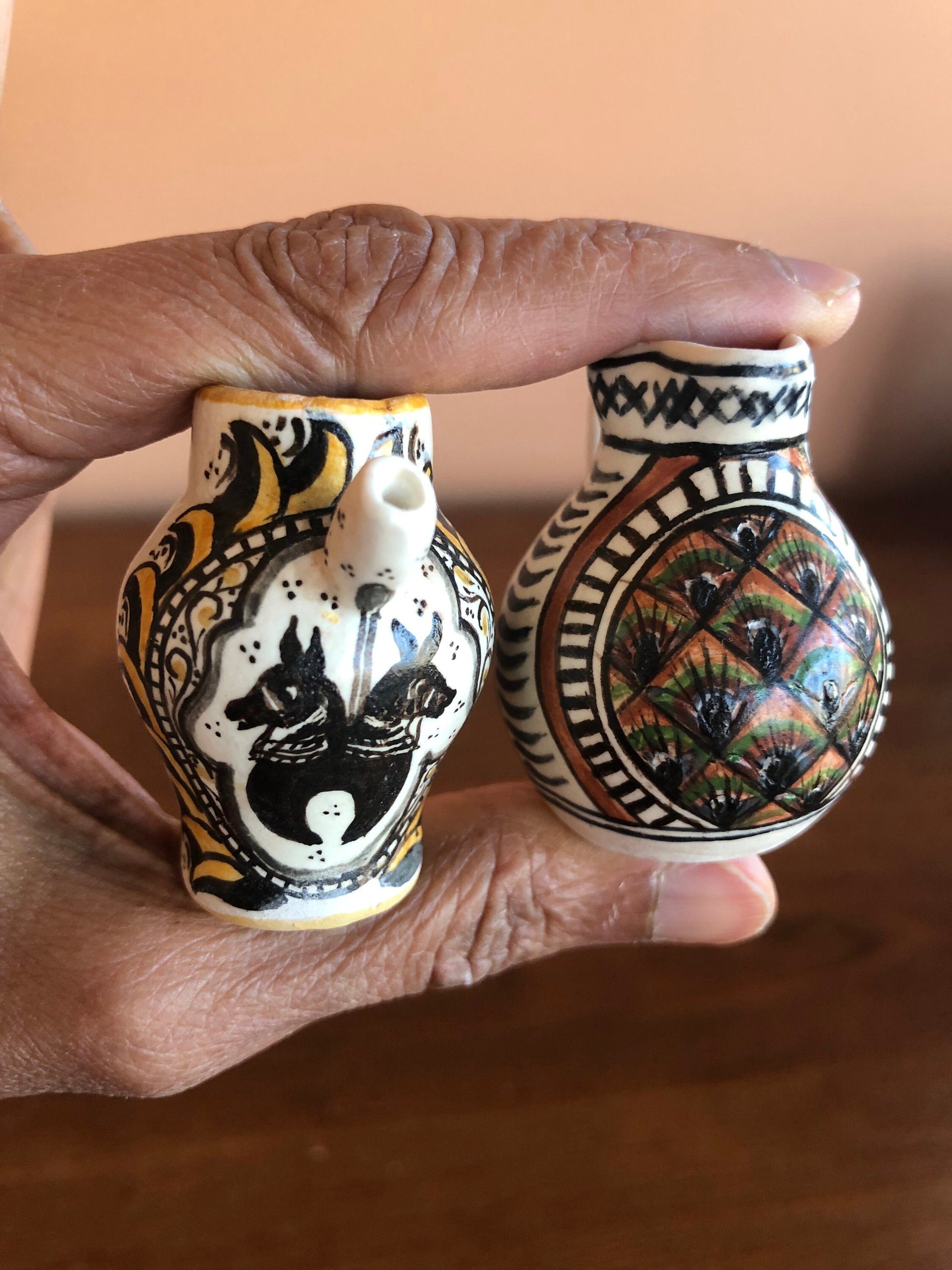 Miniature Ceramic Replica of Italian Renaissance Pitchers OOAK - Etsy