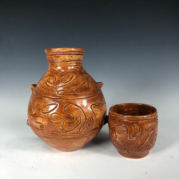 Late Jomon Period Japanese Jar Serve Sake - Etsy