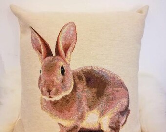 Rabbit Cushion - Etsy