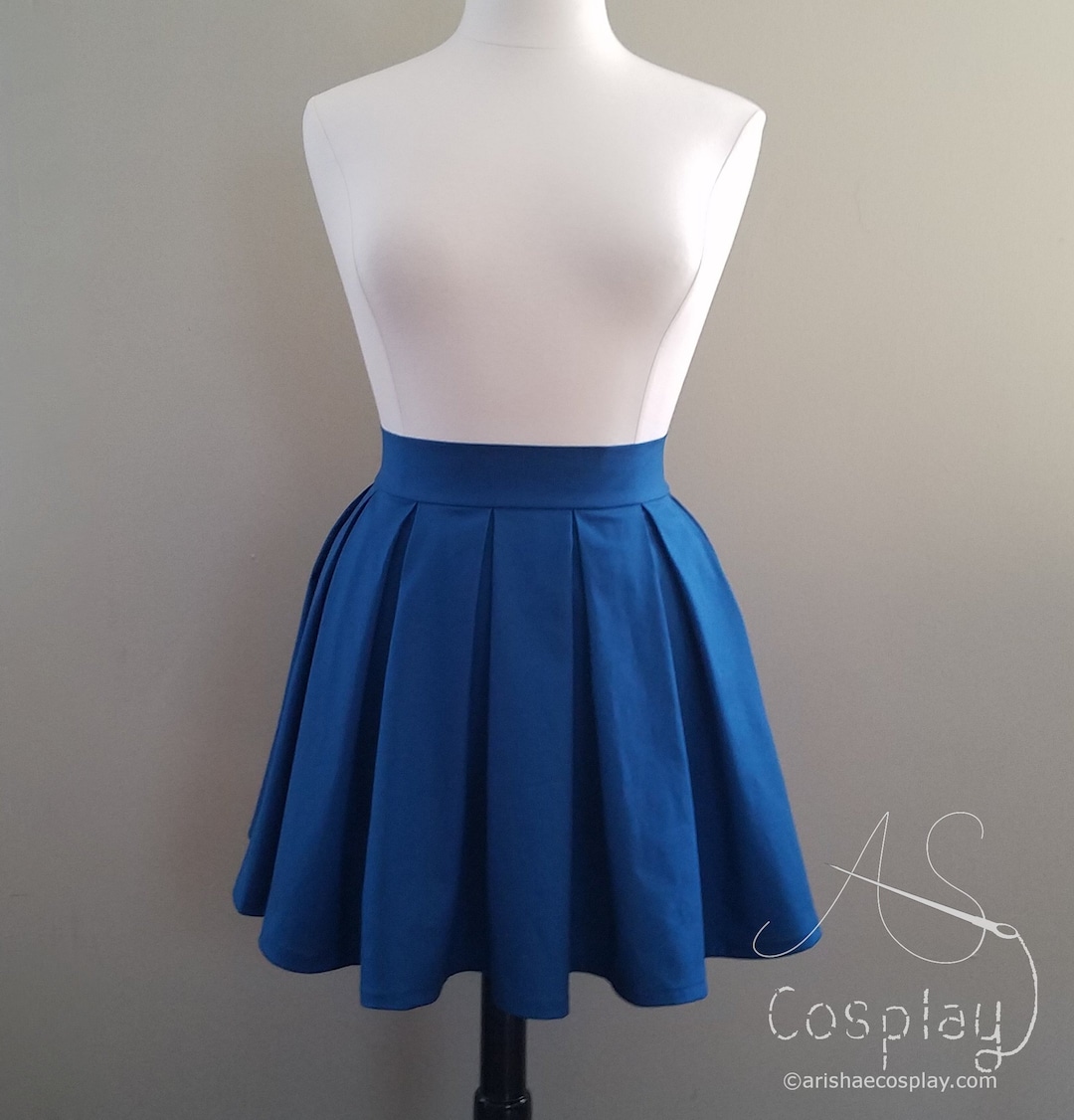 Handmade Custom Box Pleat Skirt - From 17 to 20 Inches Long - Any Size ...