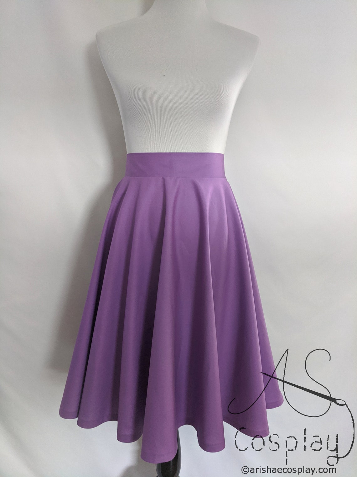 Midi Circle Skirt Tea Length Full Circle Skirt Calf Length | Etsy