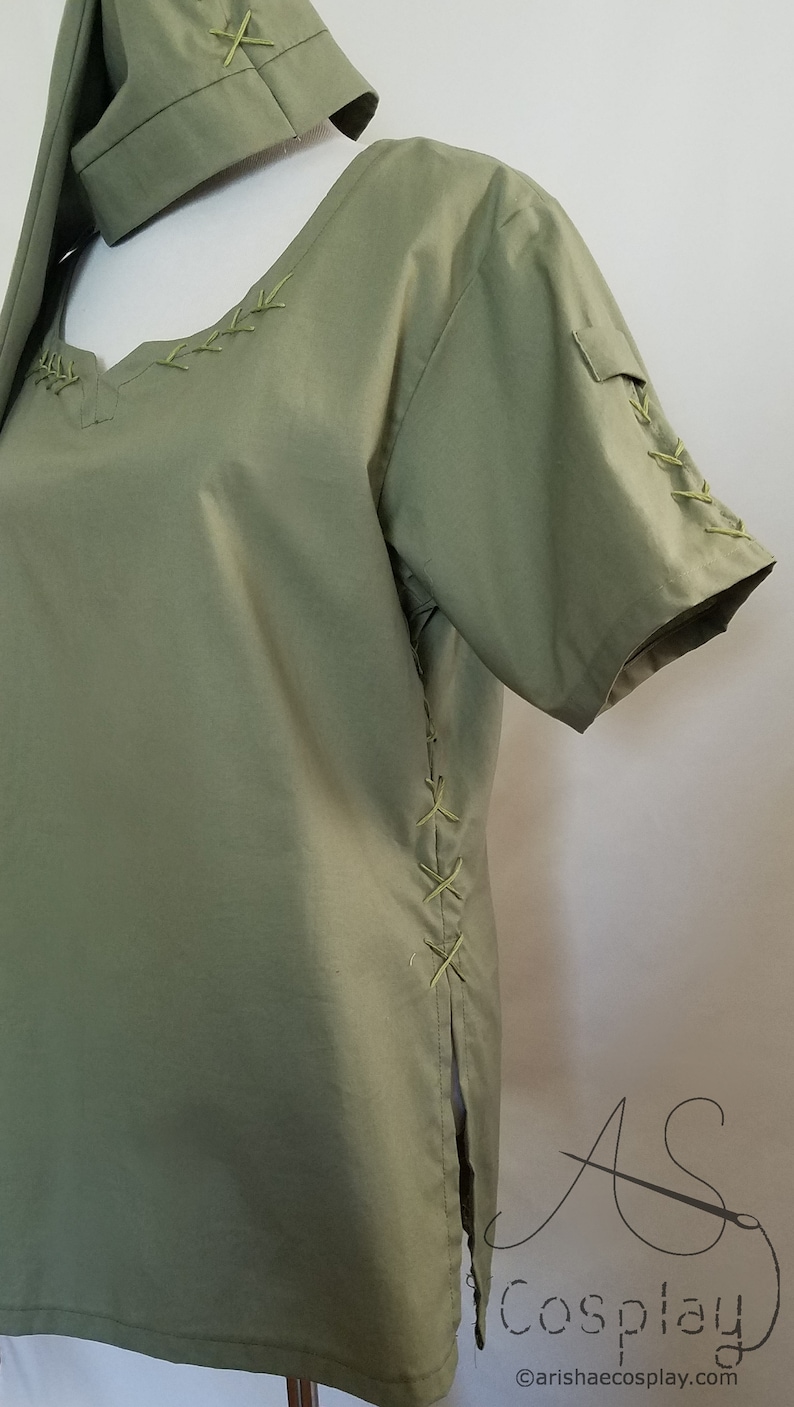 Adventurer Cosplay Green Tunic and Hat Any Size for Men or | Etsy