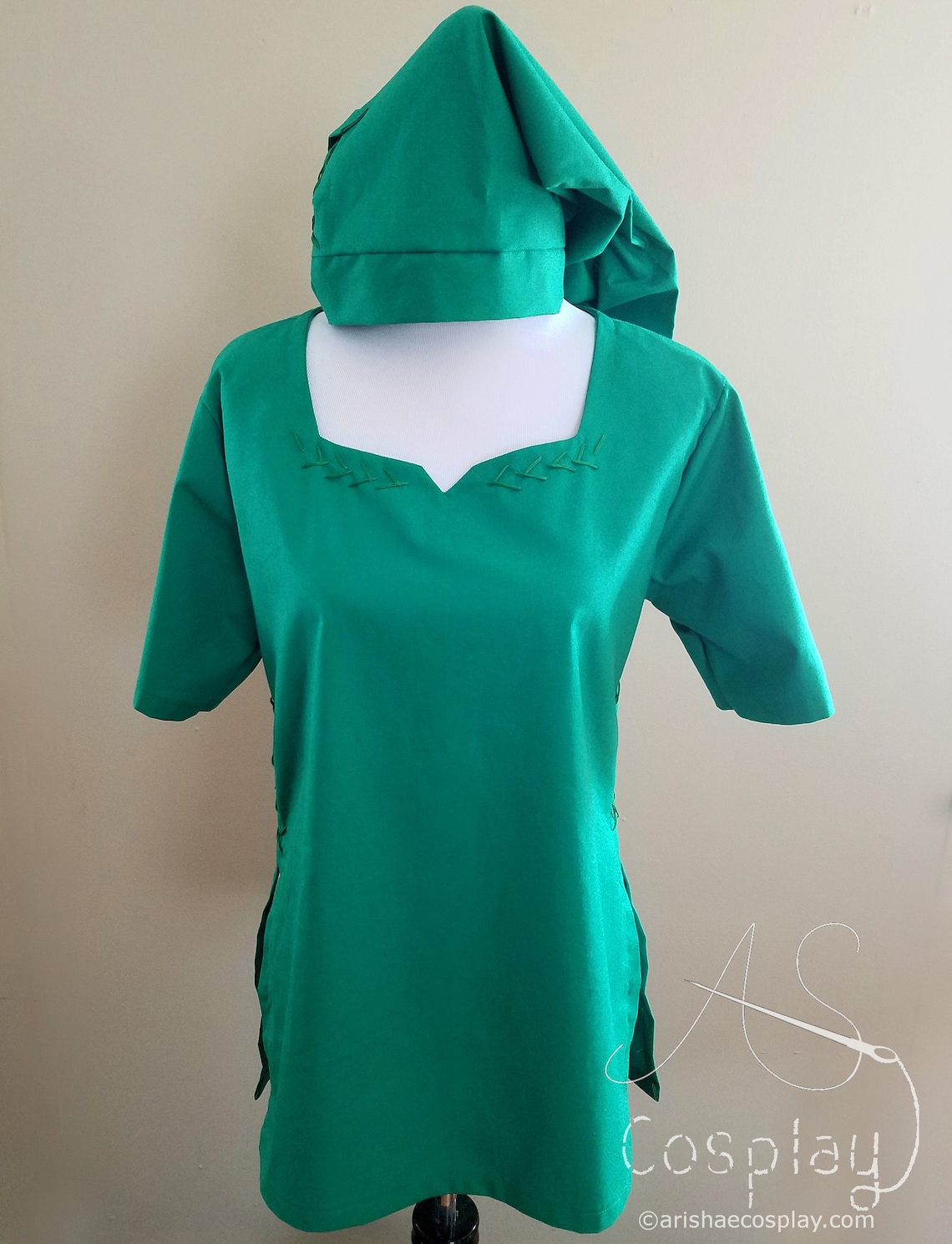 Adventurer Cosplay Green Tunic and Hat Any Size for Men or | Etsy