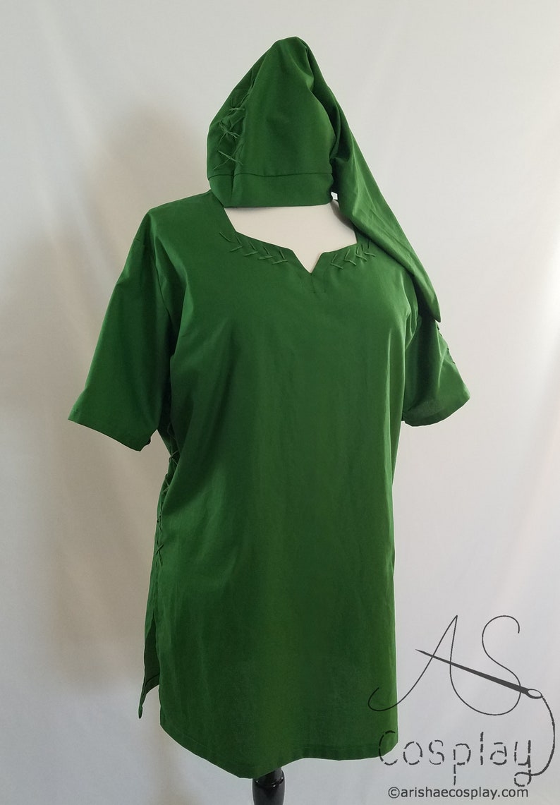 Adventurer Cosplay Green Tunic and Hat Any Size for Men or | Etsy