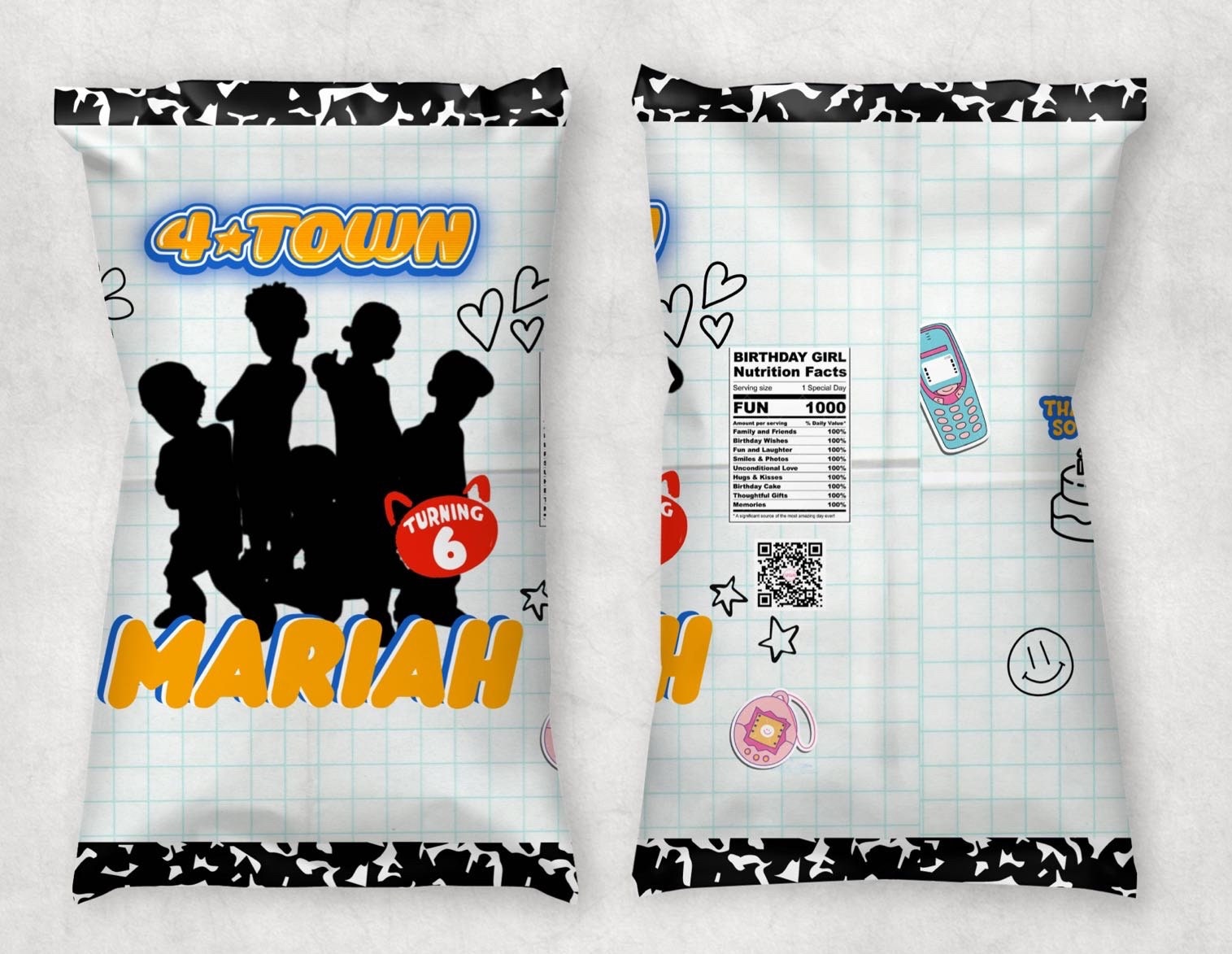 Digital Chip Bag Files - Etsy