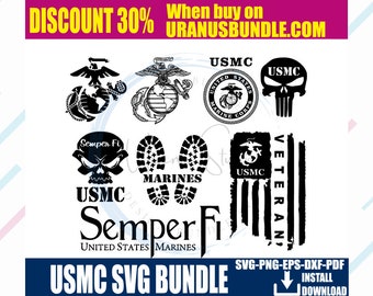 Usmc Svg - Etsy