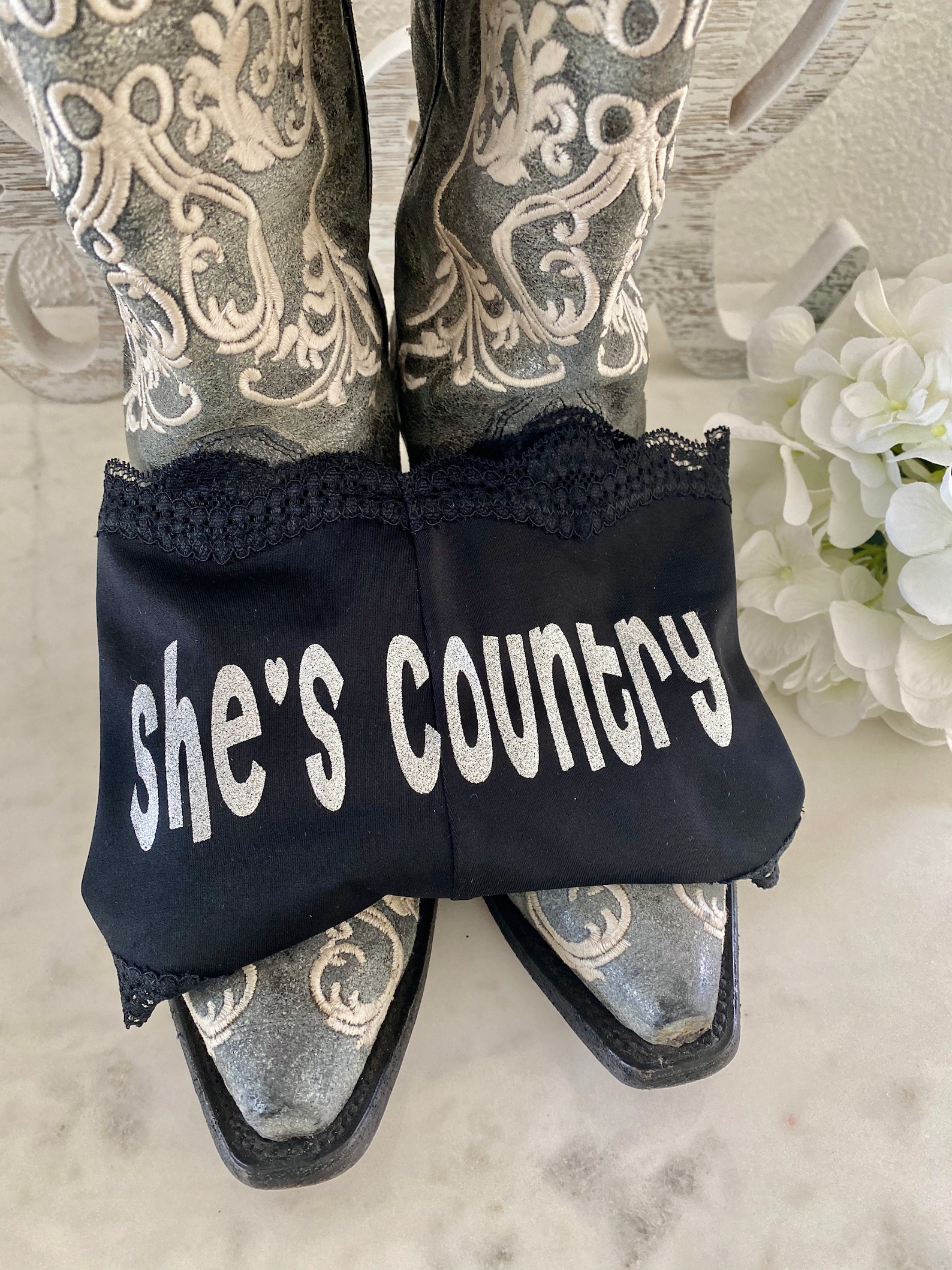 She's Country Personalized Black Cheeky Panty FAST | Etsy