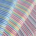 Stripe Cotton Fabric Chains Blue Green Yellow Pink or Black | Etsy