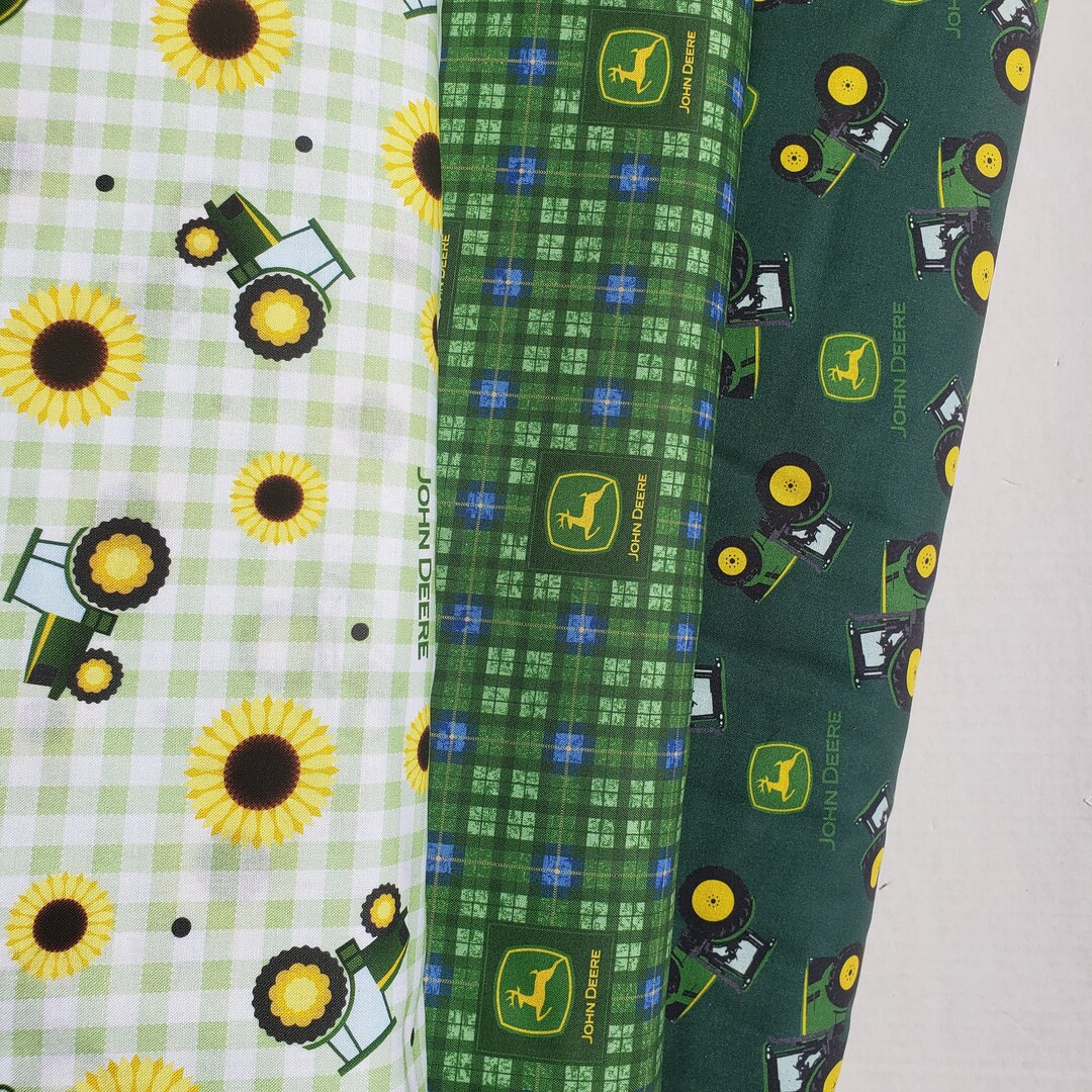 John Deere Cotton Fabric - Etsy