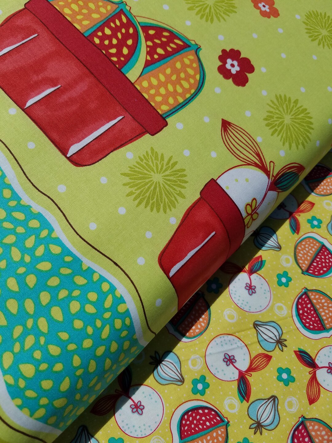 Kitchen Fabric, Cucina Fresco Novelty Cotton Fabric by Red Rooster - Etsy