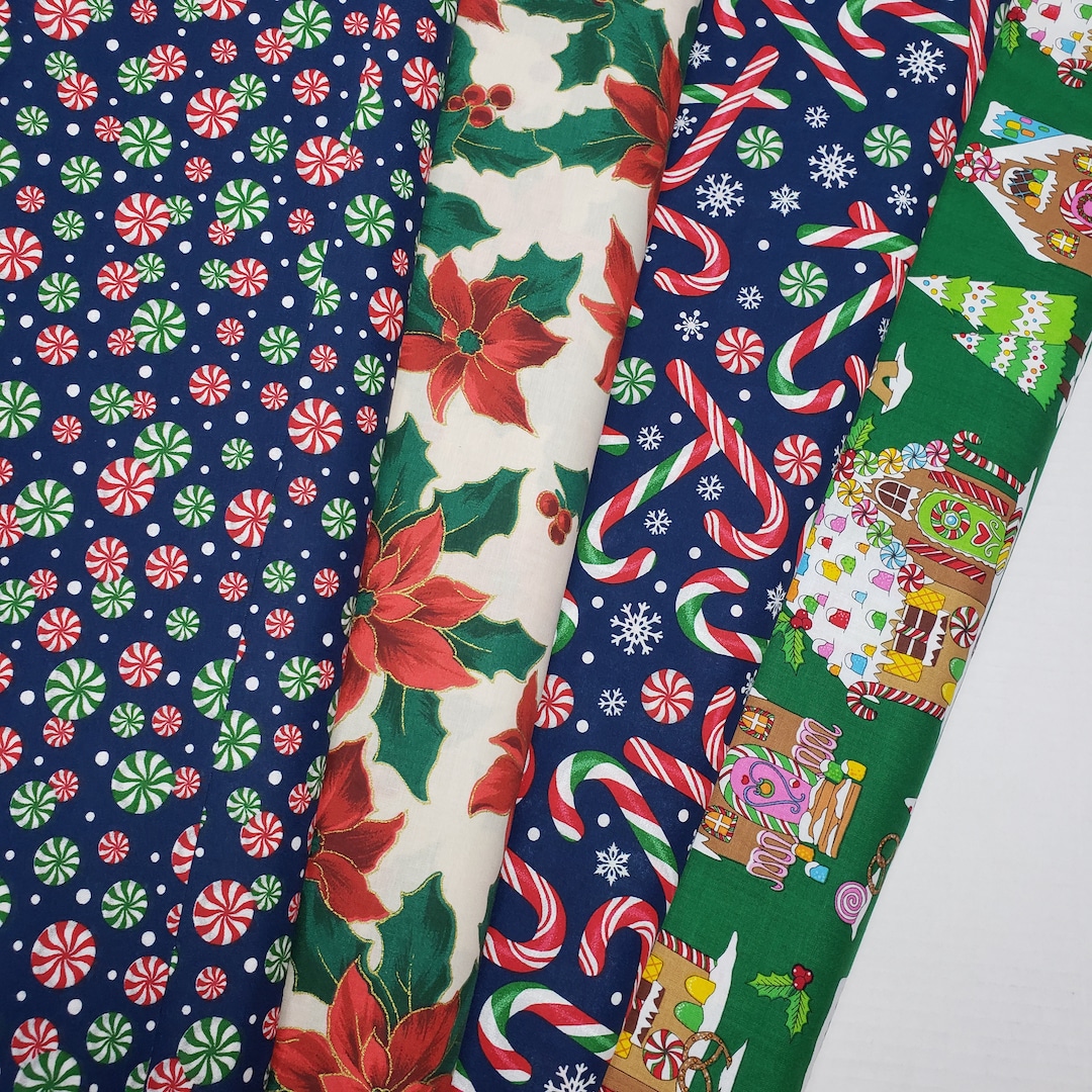 Christmas Cotton Fabric - Etsy