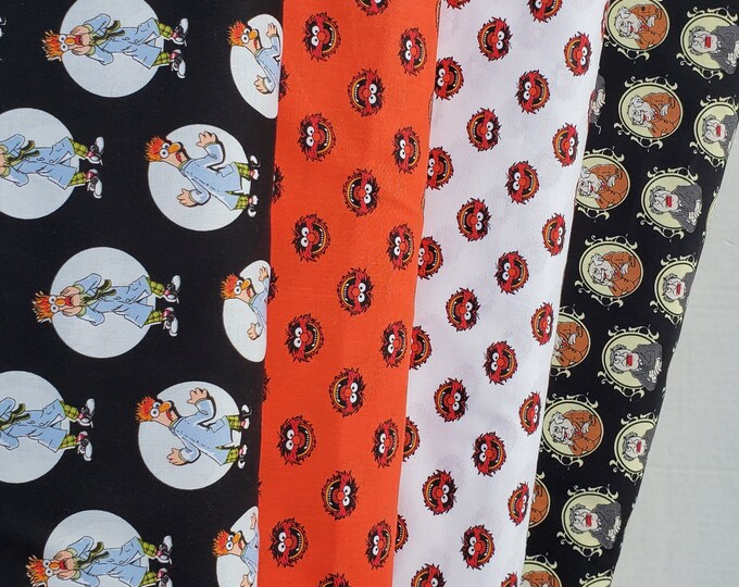 Puppet Parade Fabric Puppet Parade Main White by Jewelraider Baby ...