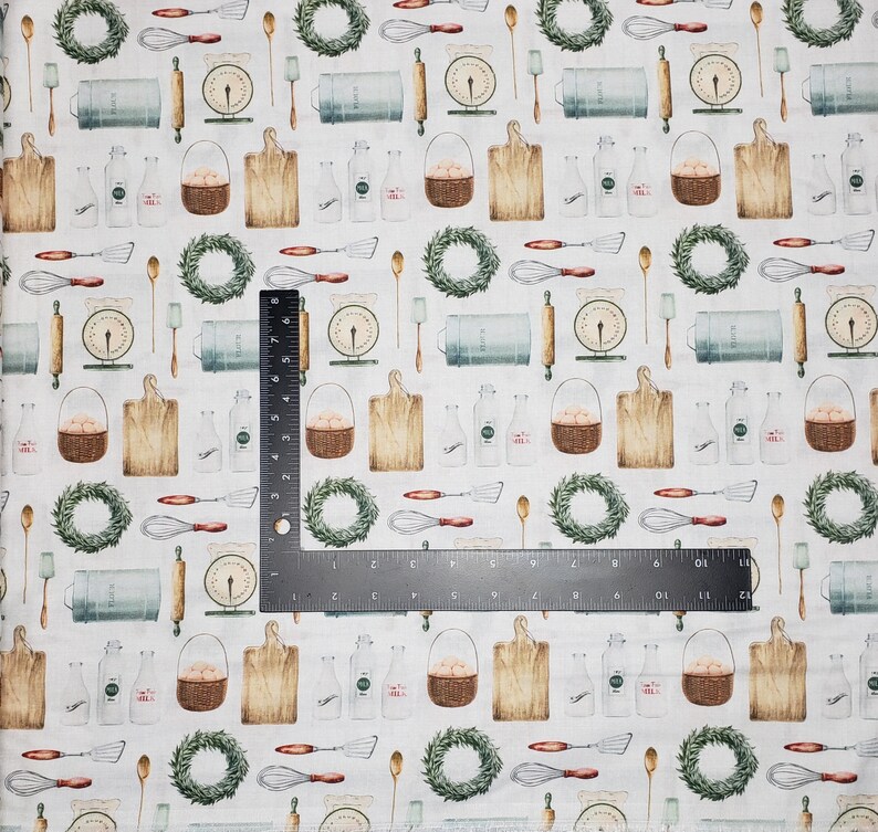Kitchen Fabric, Farm House Cotton Fabric - Etsy