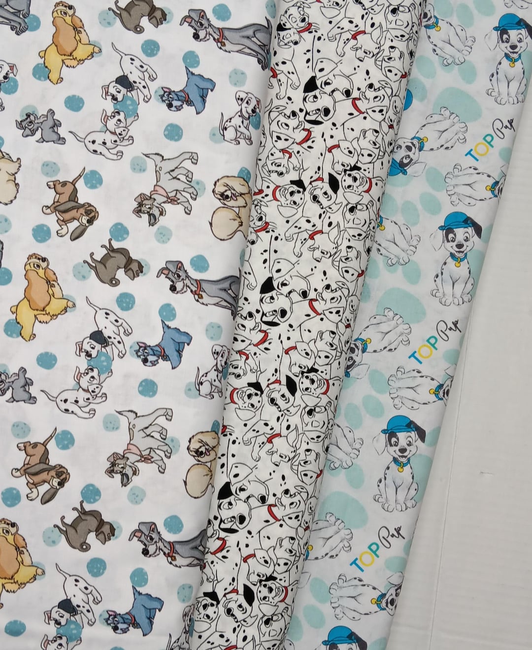 Disney Dogs, 101 Dalmatians Cotton Fabric - Etsy
