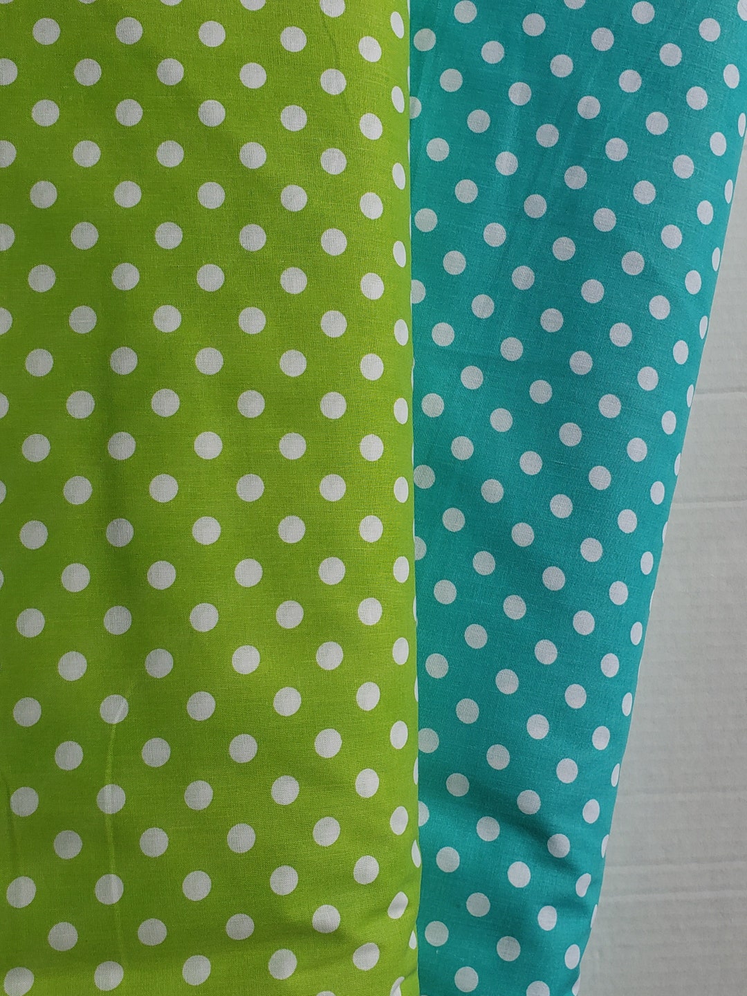 Polka Dot Cotton Fabric - Etsy
