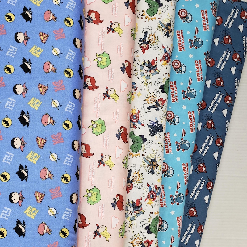 Super Hero Fabric - Etsy