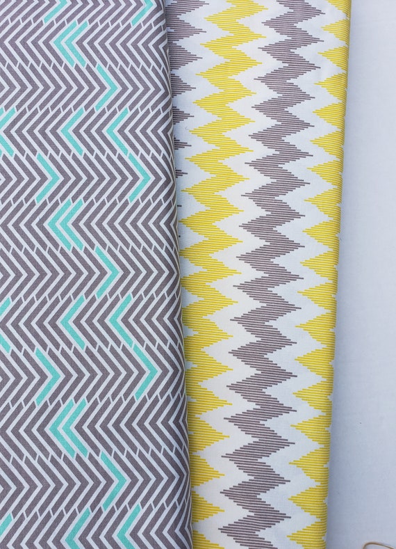 Chevron Cotton Fabric | Etsy