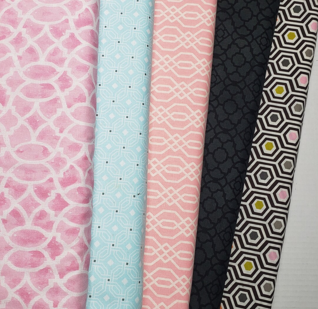 Geometric Cotton Fabric - Etsy