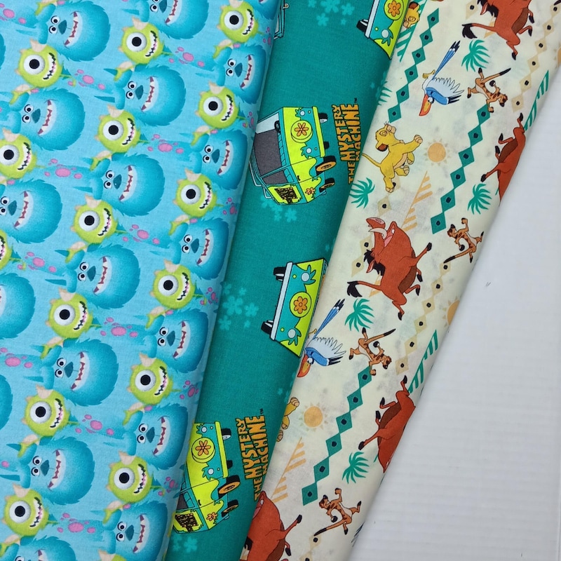 Cartoon Fabric - Etsy