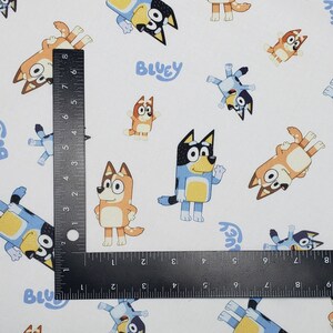 Disney Jr Bluey Cotton Quilt Fabric by the Yard - Etsy