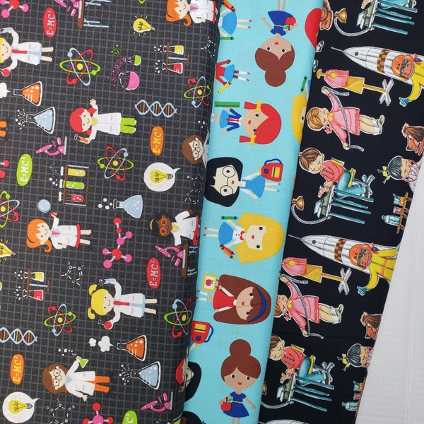 Science Fabric - Etsy