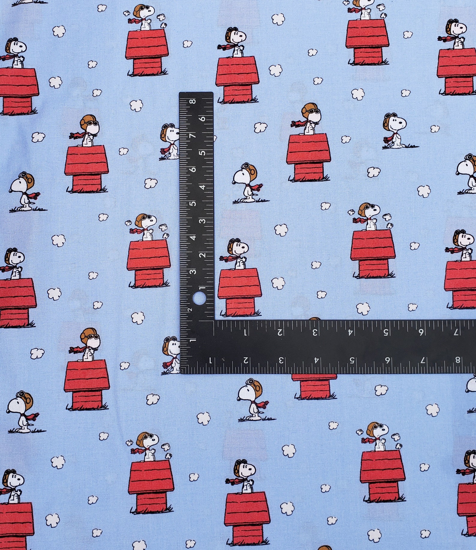 Snoopy Cotton Fabric - Etsy